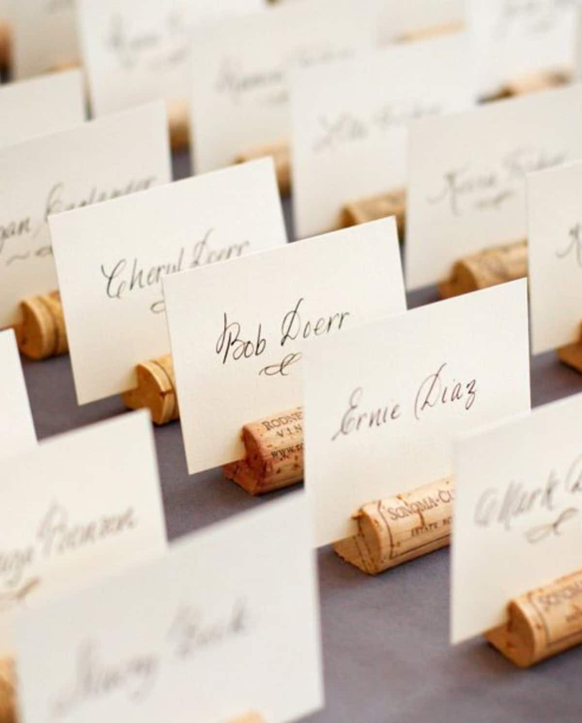 Bordkort til bryllup | 7 DIY ideer til jeres bryllup - Unikt Bryllup